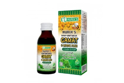 HURIX'S SIRAP UBAT BATUK GAMAT & MADU PLUS 60ML