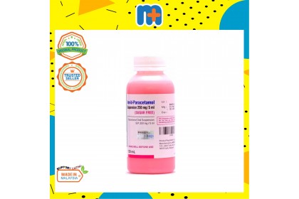 HOVID PARMOL SUSPENSION 250MG/5ML 120ML