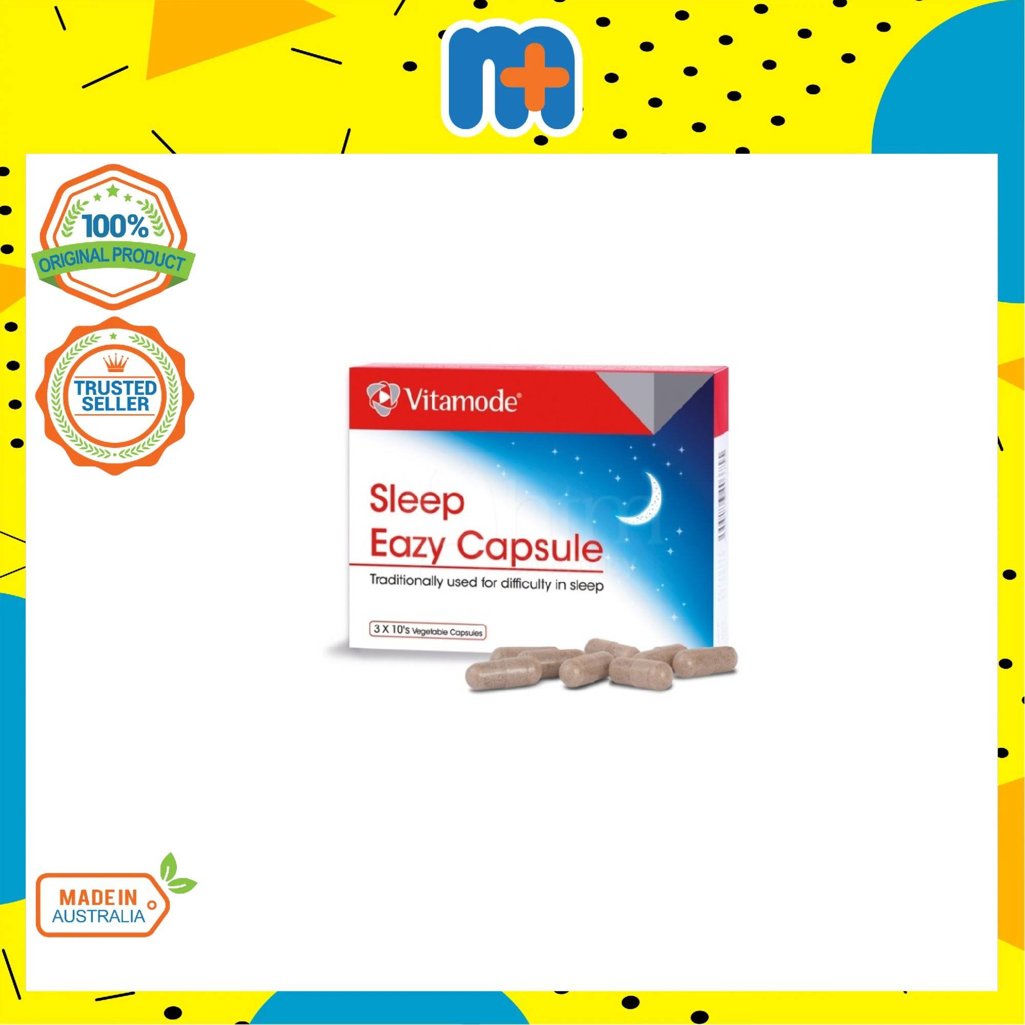 [MPLUS] VITAMODE Sleep Eazy Capsule 30 Veg Capsule