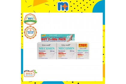 LIVEWELL MECOMIN CAPSULE 500MG TP 2X90S FOC 60S