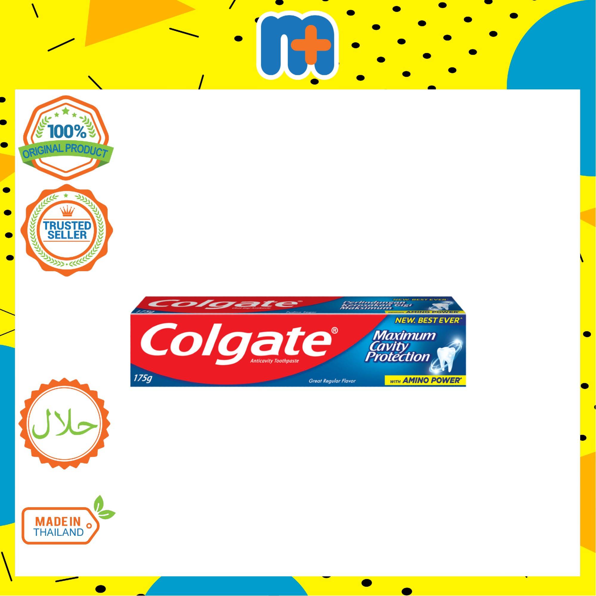 COLGATE TOOTHPASTE CDC RED [GREAT REGULAR FLAVOR] 175G