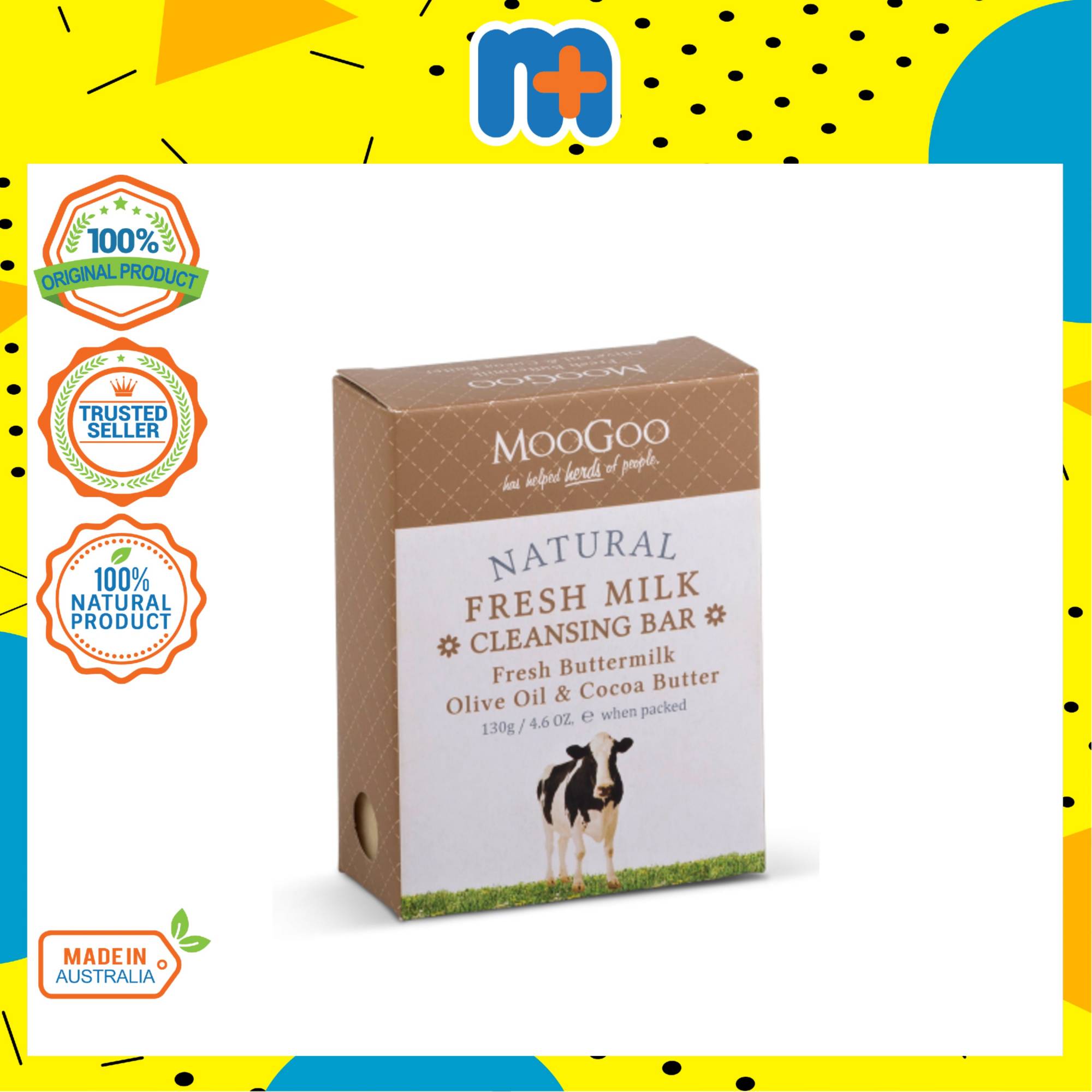 MOOGOO BUTTERMILK SOAP 100G