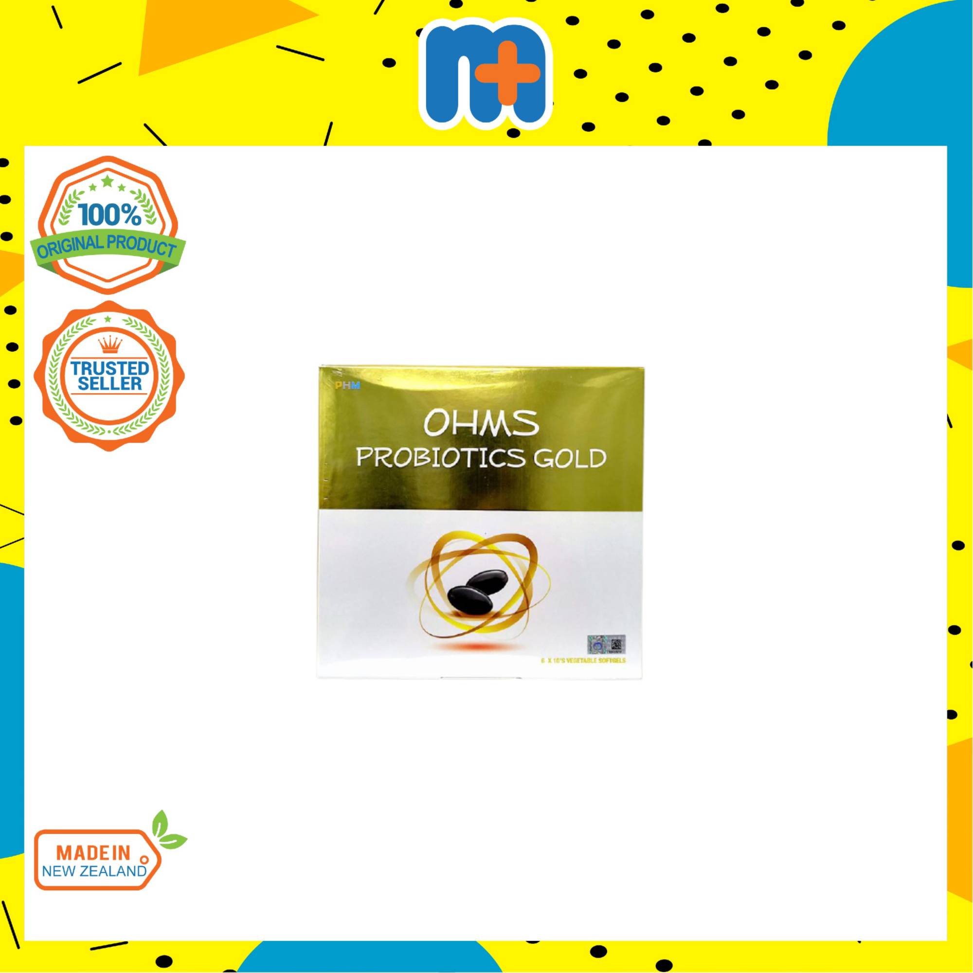 [MPLUS] PHM OHMS Probiotics Gold 60S
