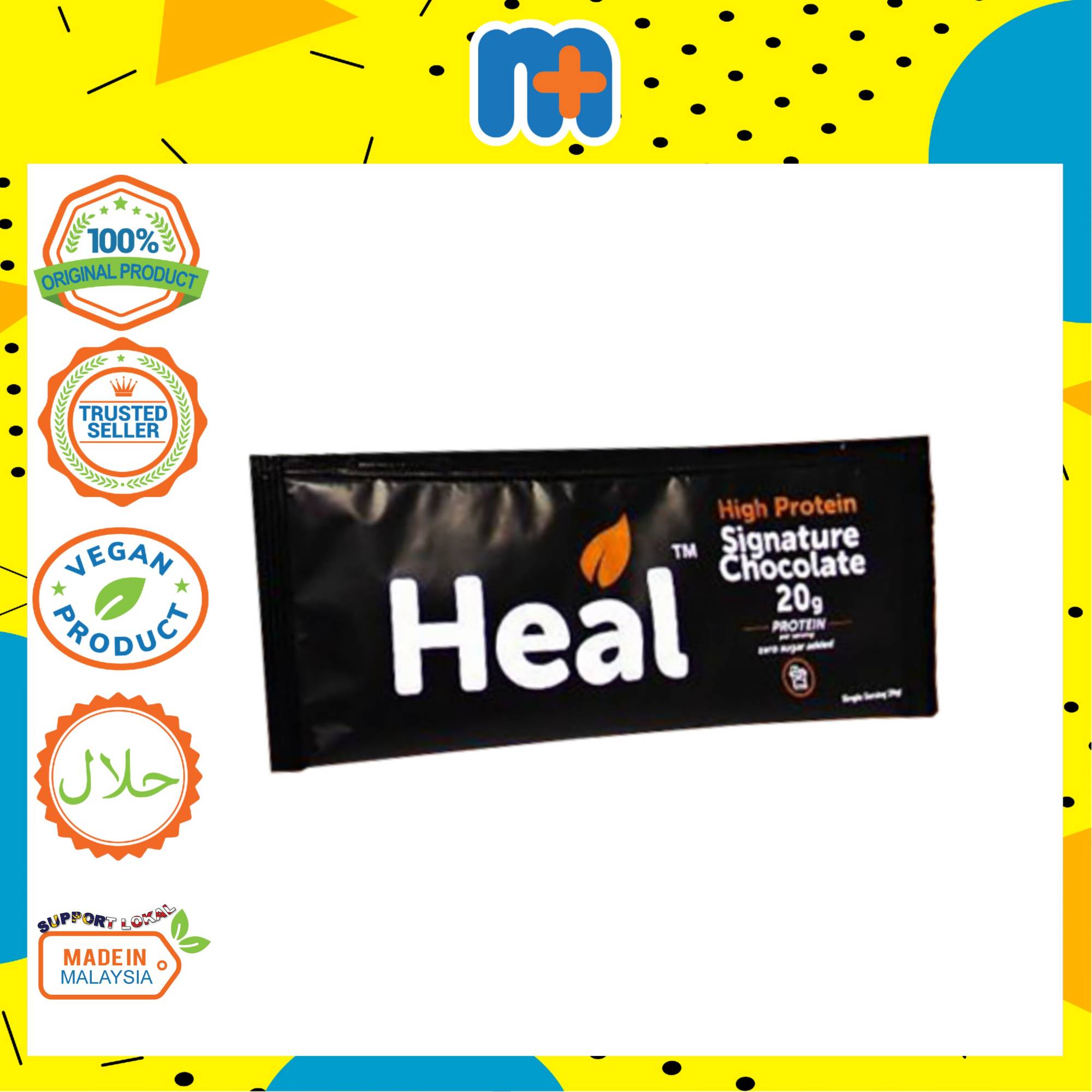 HEAL HIGH PROTEIN SIGNATURE CHOCOLATE SACHET 36G