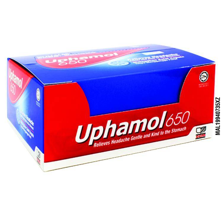 UPHAMOL TABLET 650MG 18X10S