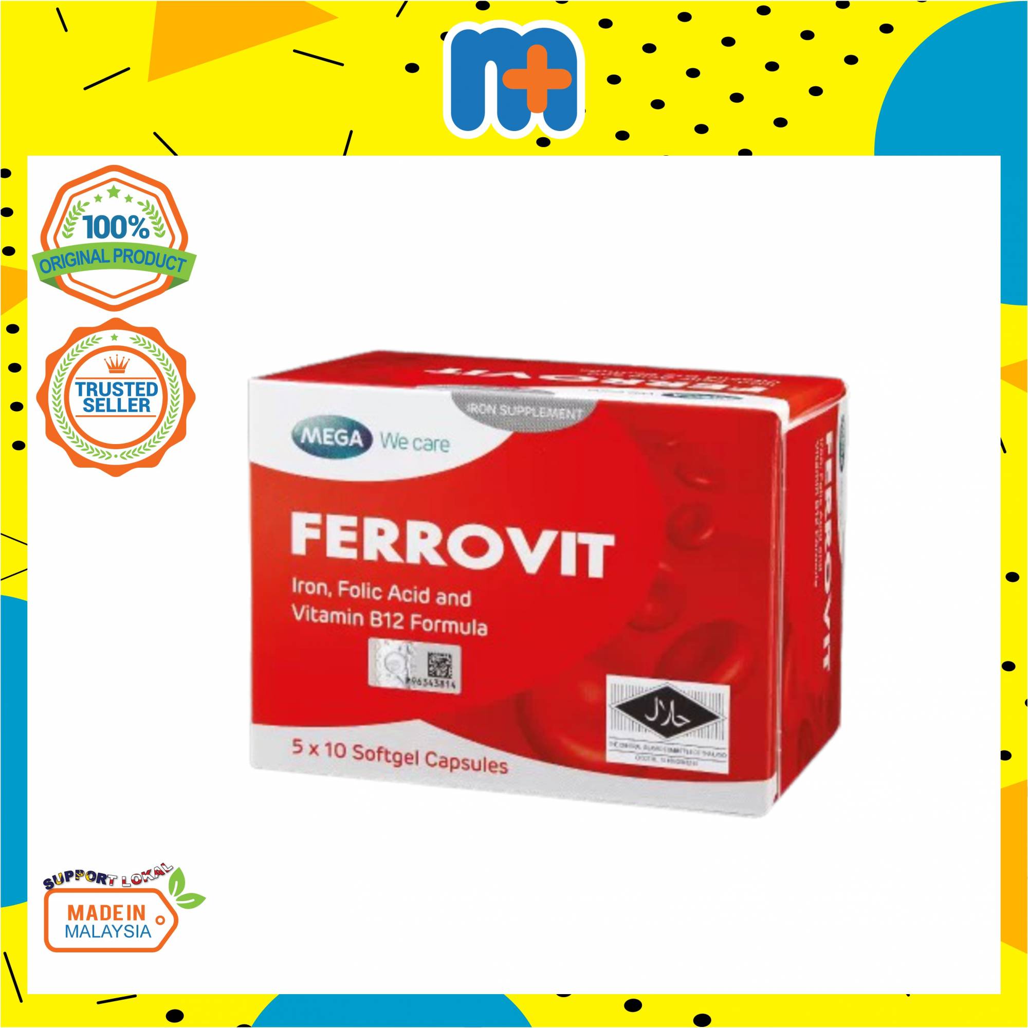 BIO-LIFE Ferrovit 5 x 10’s