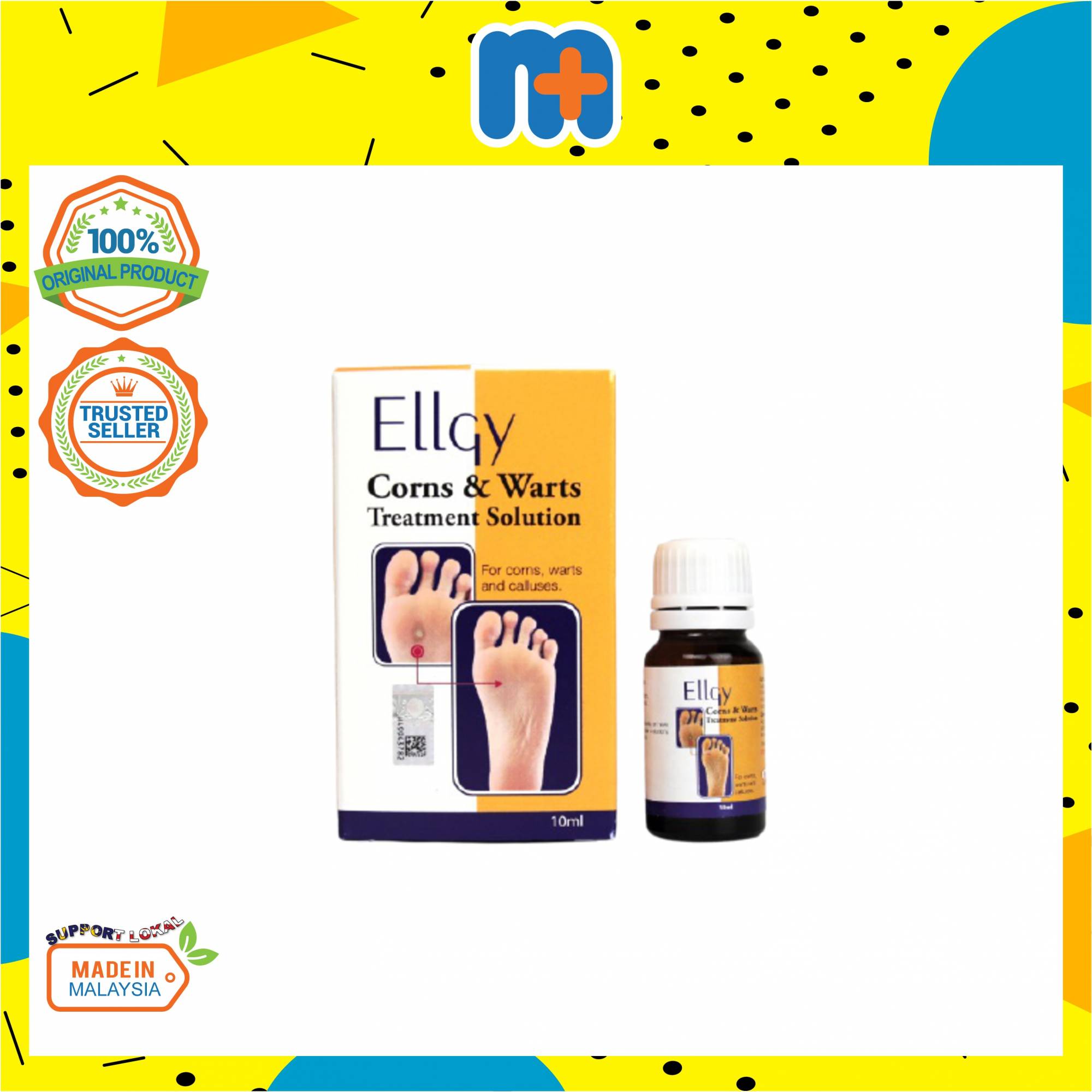[MPLUS] ELLGY Corn and Warts Treatment Solution 10ml