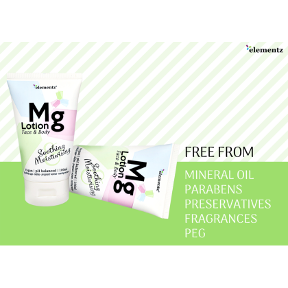 ELEMENTZ MAGNESIUM FACE AND BODY LOTION 100ML