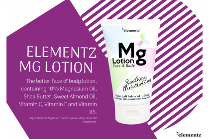 ELEMENTZ MAGNESIUM FACE AND BODY LOTION 100ML