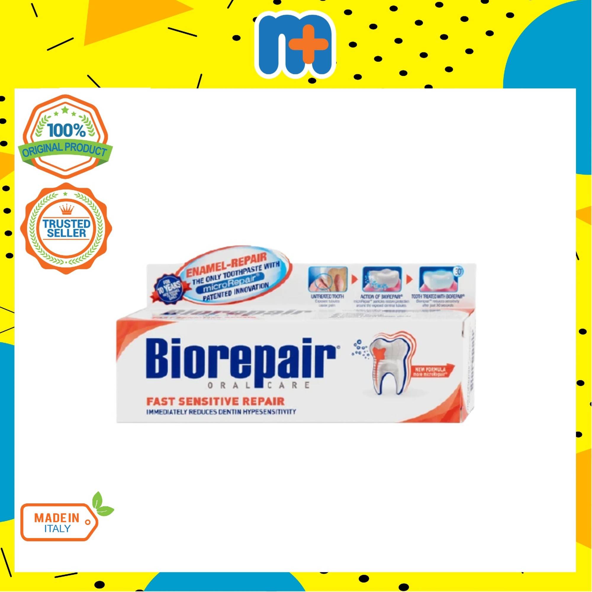 BIOREPAIR FAST SENSITIVE REPAIR TOOTHPASTE 75ML