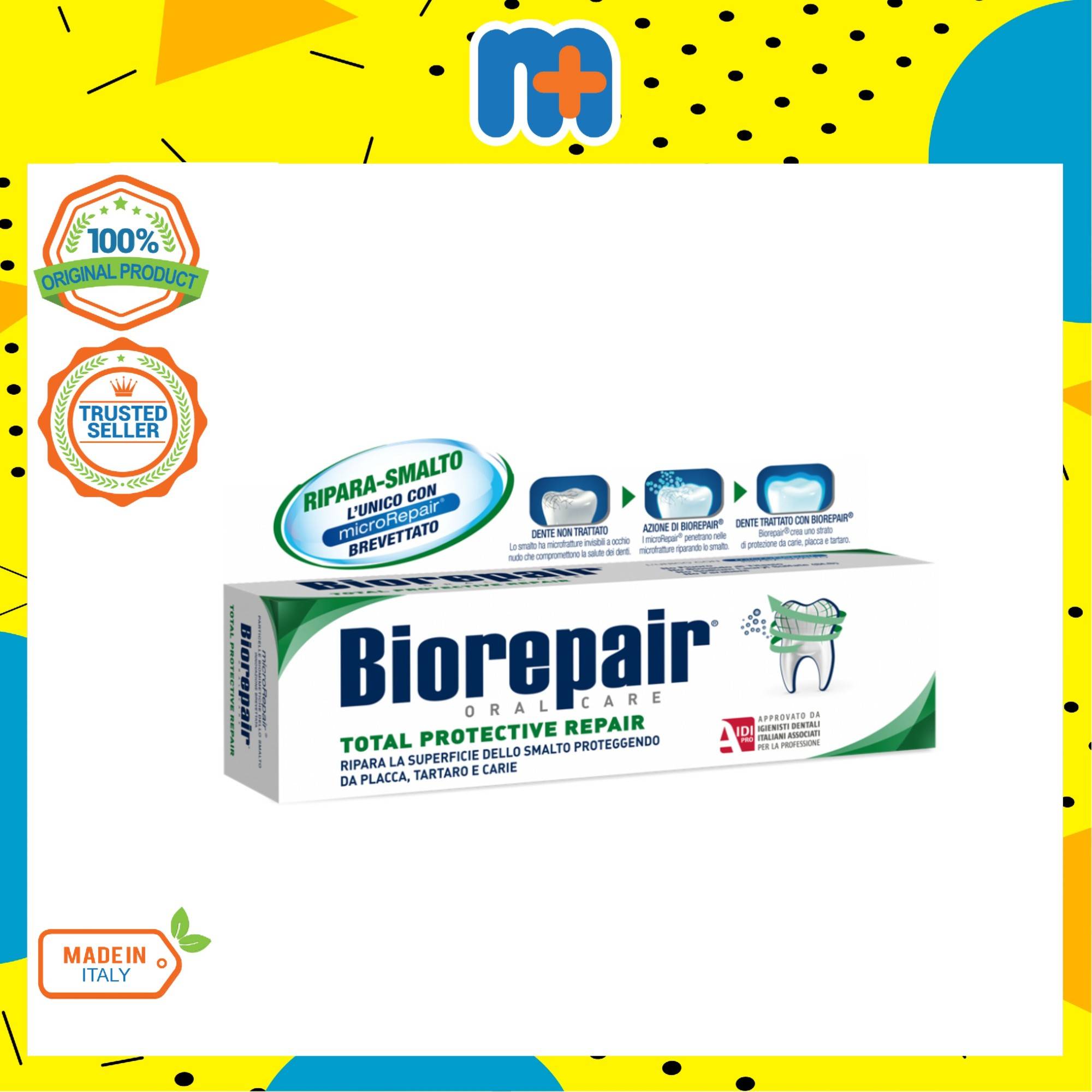 BIOREPAIR TOTAL PROTECTIVE REPAIR TOOTHPASTE 75ML