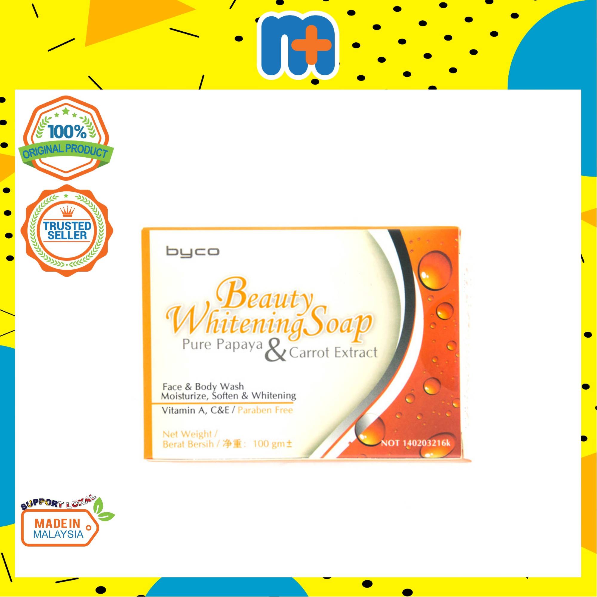 BYCO BEAUTY WHITENING SOAP 100G
