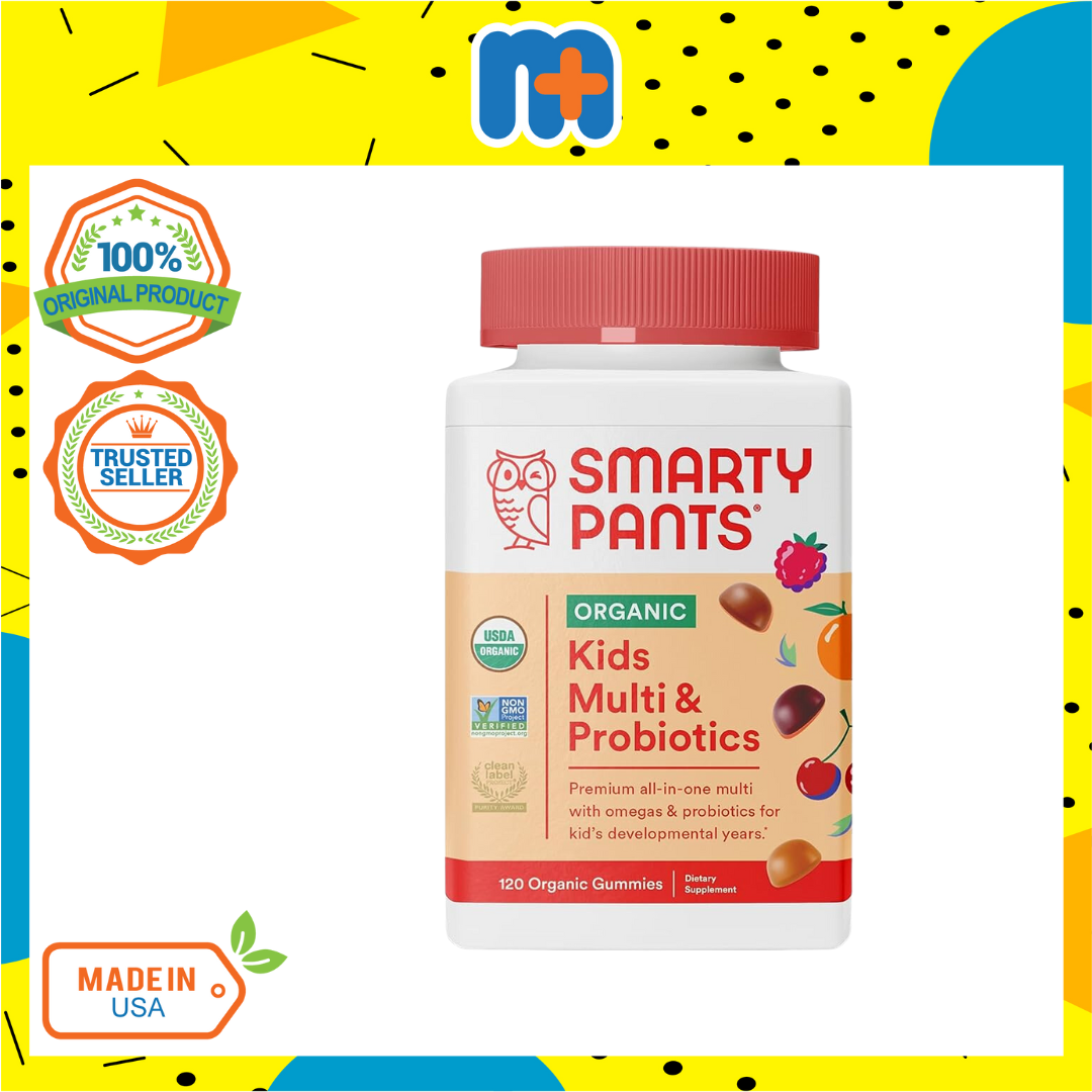 SMARTY PANTS KIDS MULTIVITAMIN WITH OMEGA FISH OIL 120S