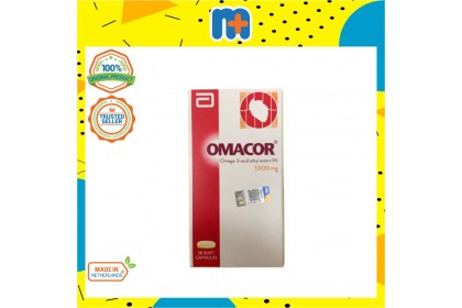 [MPLUS] ABBOTT Omacor Soft Capsules 1000mg 28s