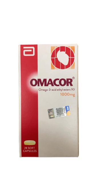 [MPLUS] ABBOTT Omacor Soft Capsules 1000mg 28s