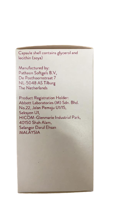 [MPLUS] ABBOTT Omacor Soft Capsules 1000mg 28s