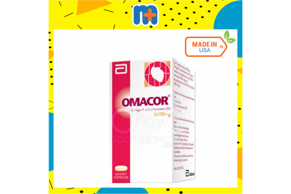[MPLUS] ABBOTT Omacor Soft Capsules 1000mg 28s