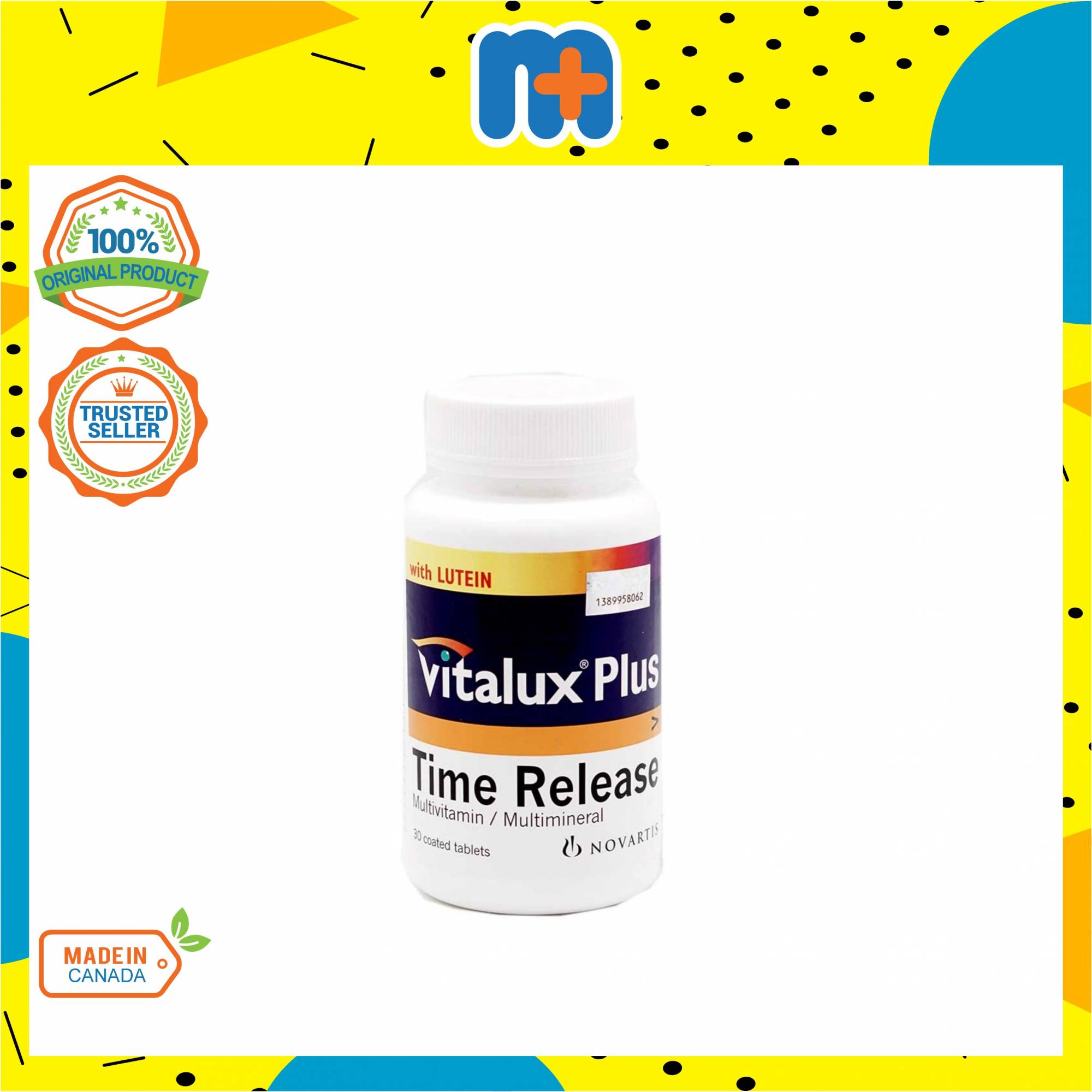 VITALUX PLUS Time Release Multivitamin Tab 30s