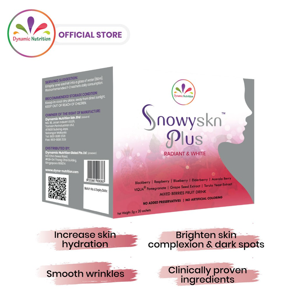 DYNAMIC NUTRITION Snowyskn Plus 5g x 20s