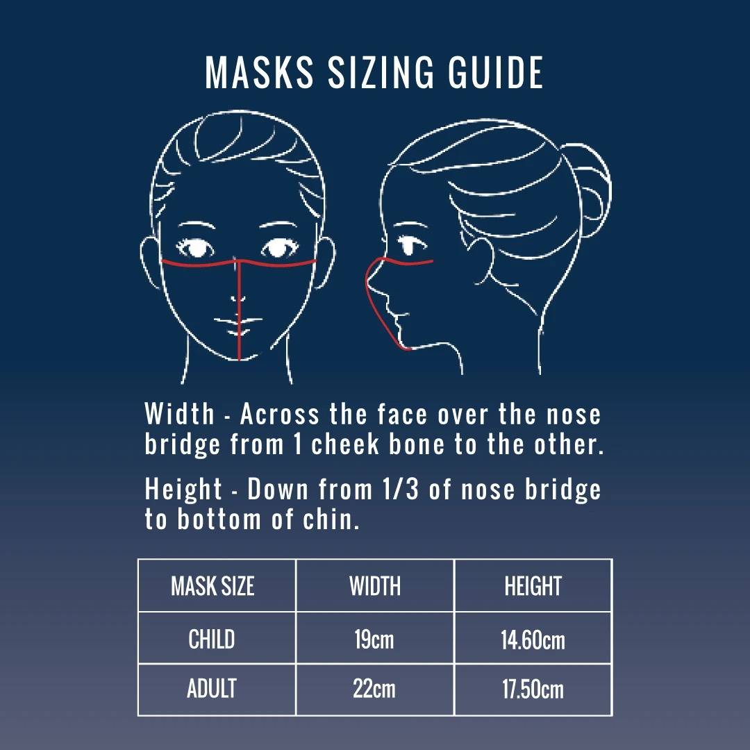 MASKARAID Kid Ultra X 4 Ply Reusable Fabric Mask Grey (Headloop)