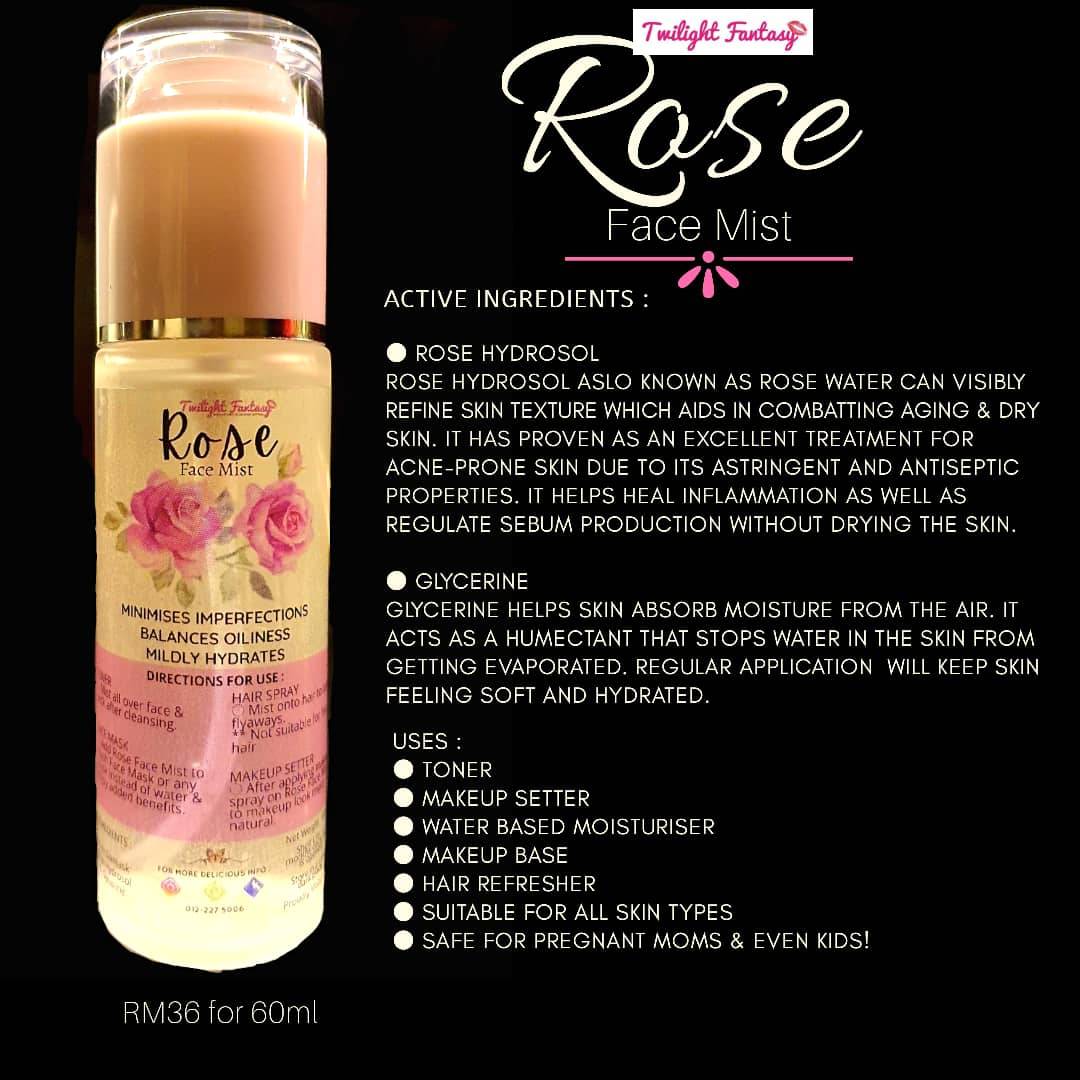 #TWILIGHT FANTASY ROSE FACE MIST 60ML