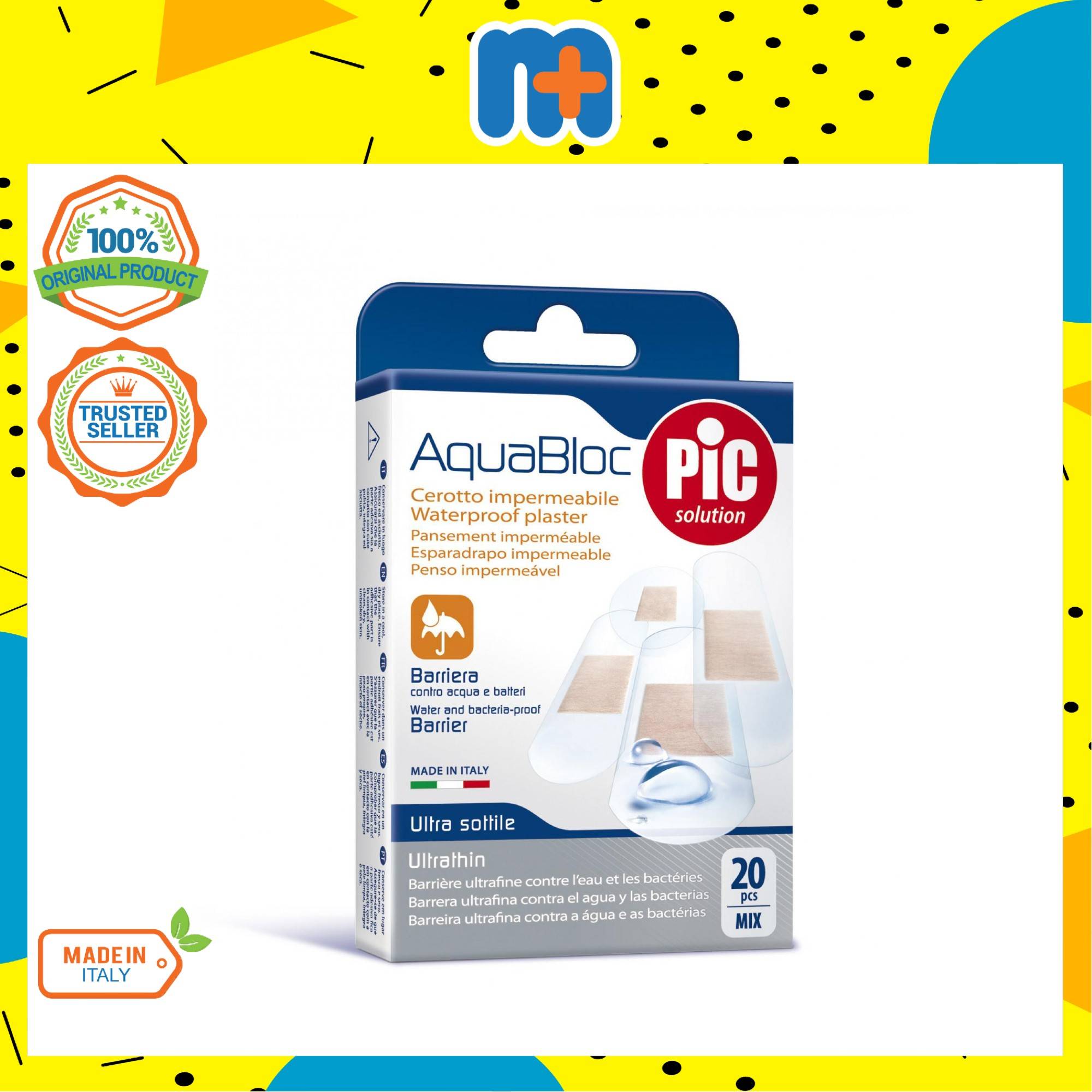 [MPLUS] PIC Aquabloc Waterproof Plaster Mix 20s