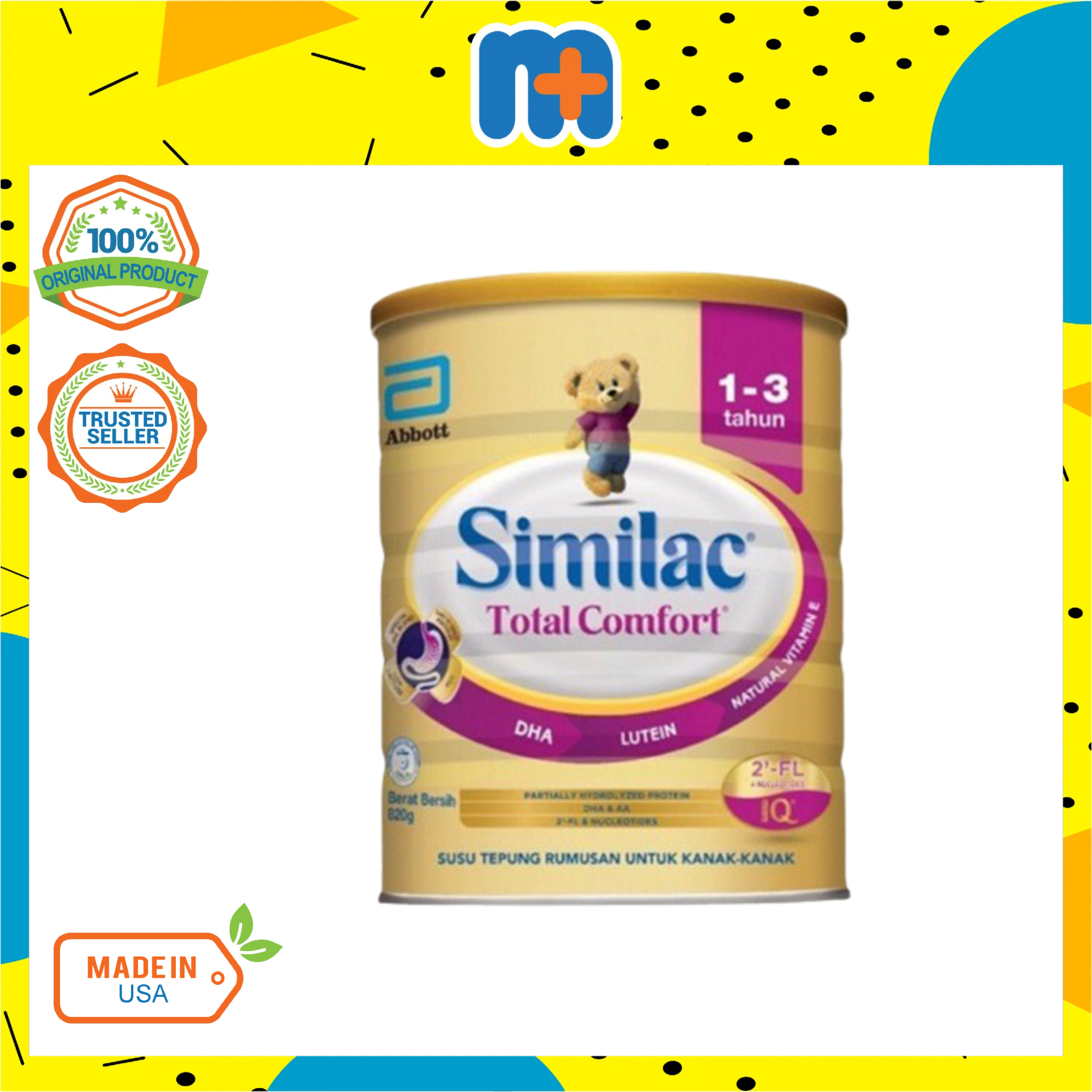 SIMILAC TOTAL COMFORT 2'-FL 820G (1-3 YEARS OLD)