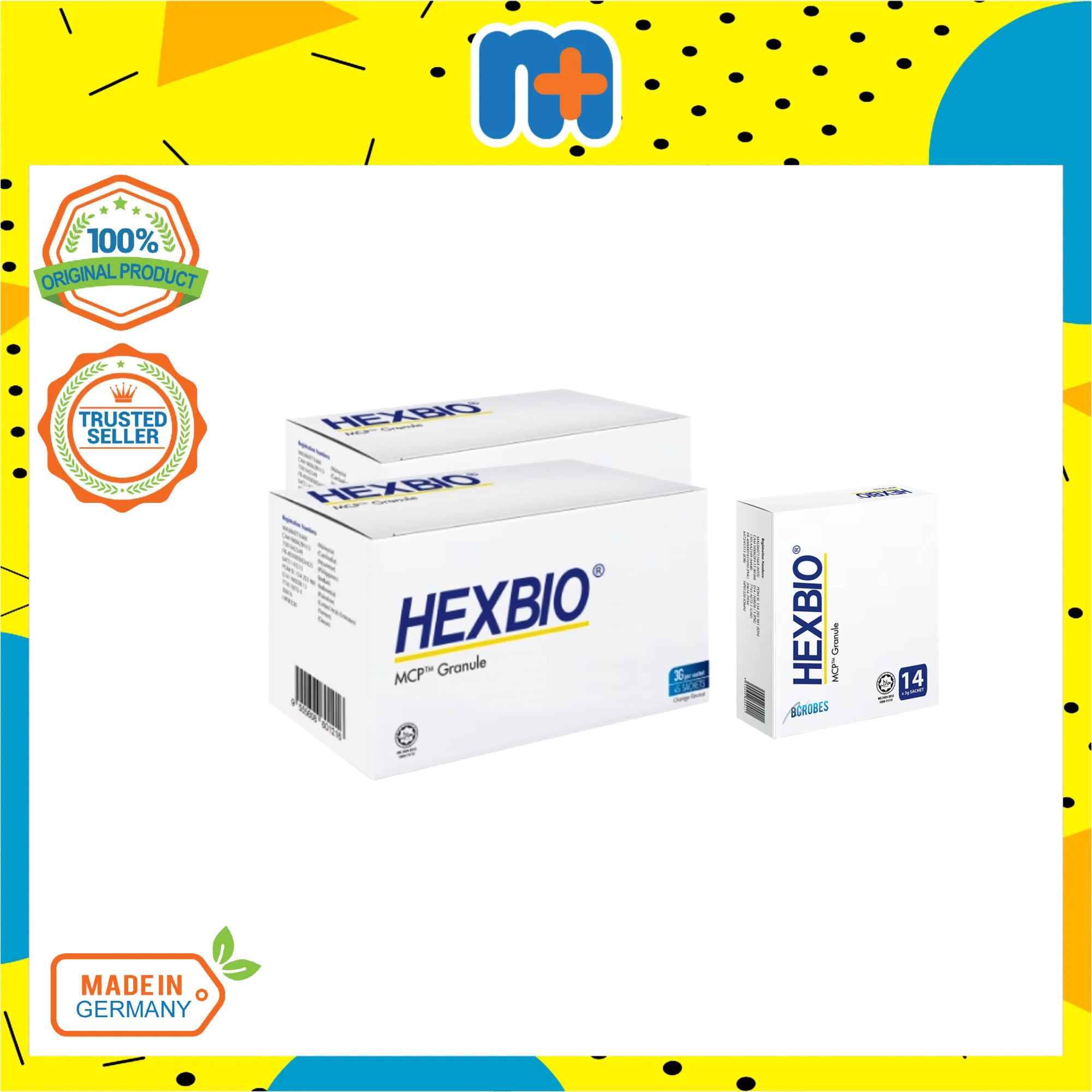 HEXBIO PROBIOTIC GRANULE 3GM 2X45S FOC 14S