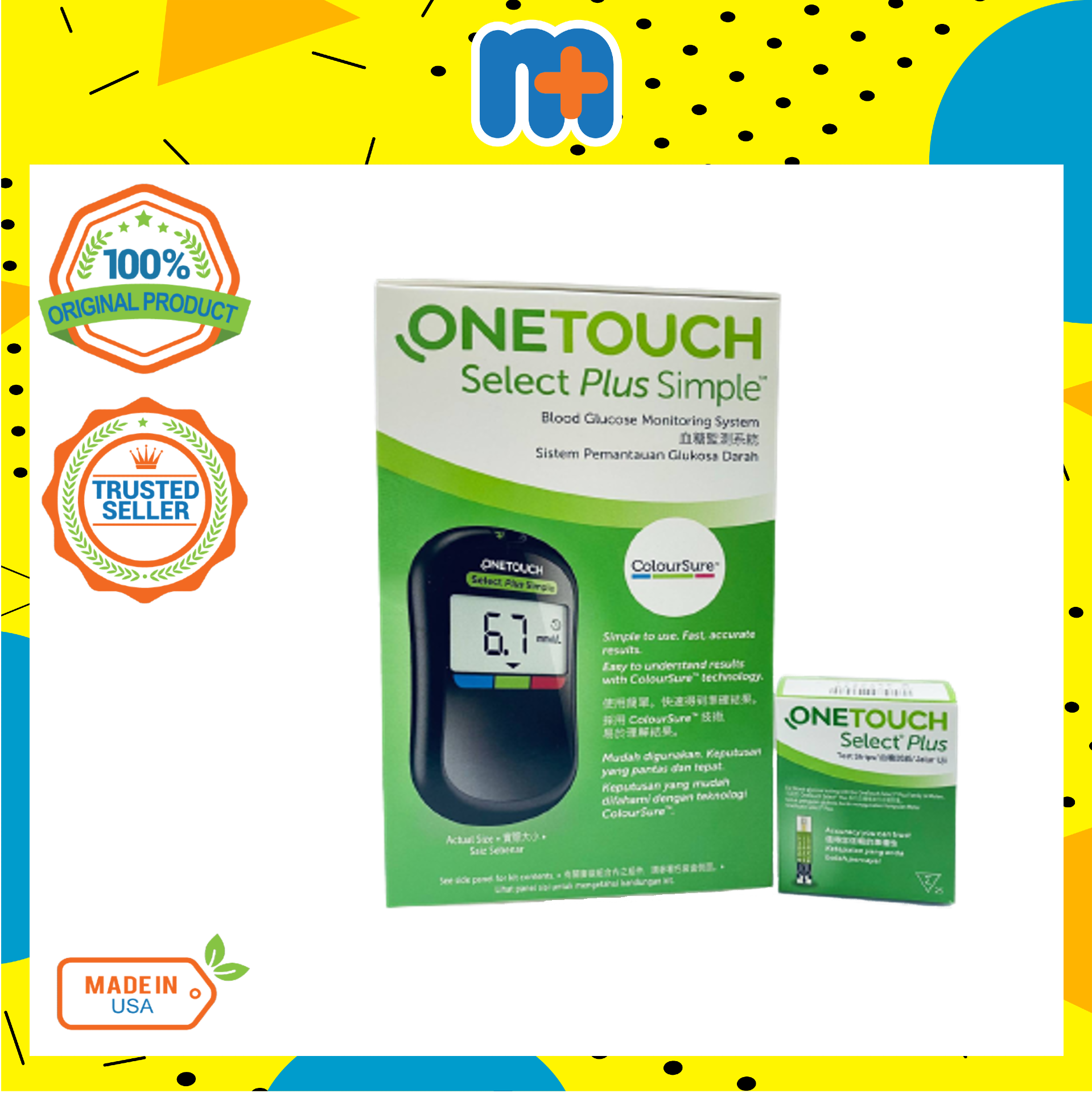 ONE TOUCH Select Plus Set(Meter + 25s Strips)