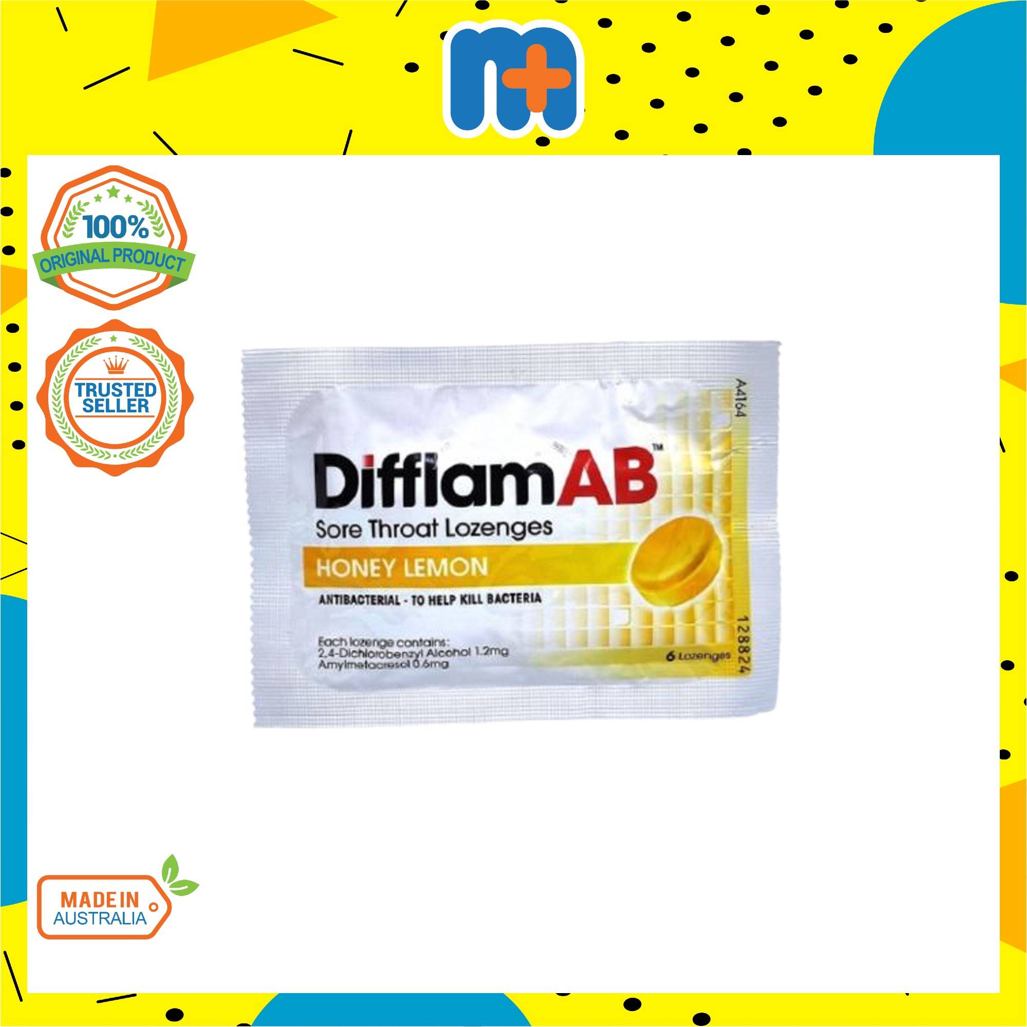 [MPLUS] DIFFLAM AB Honey Lemon Loz 24 X 6S