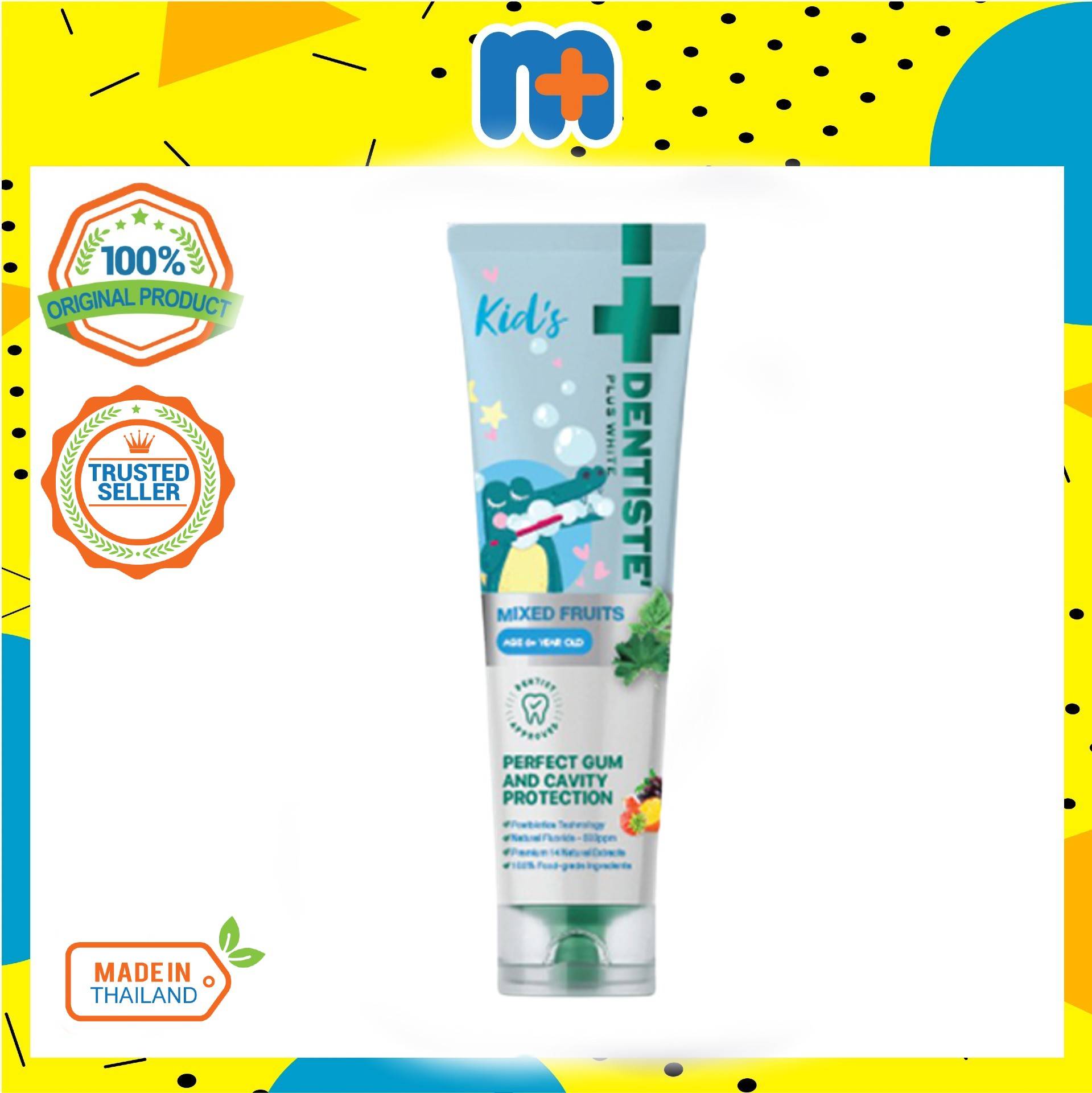 [MPLUS] DENTISTE Junior Toothpaste 6+ Age Mixed Fruit 60G