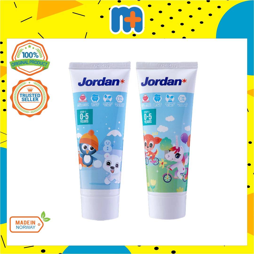 [MPLUS] JORDAN Toothpaste Step 1 [0-5M] Twin Pack