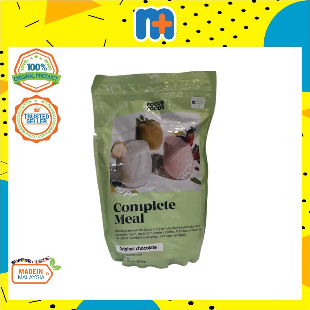 [MPLUS] FOCUS FOODS Complete Meal Original Chocolate Flavour 800g + 10 ...