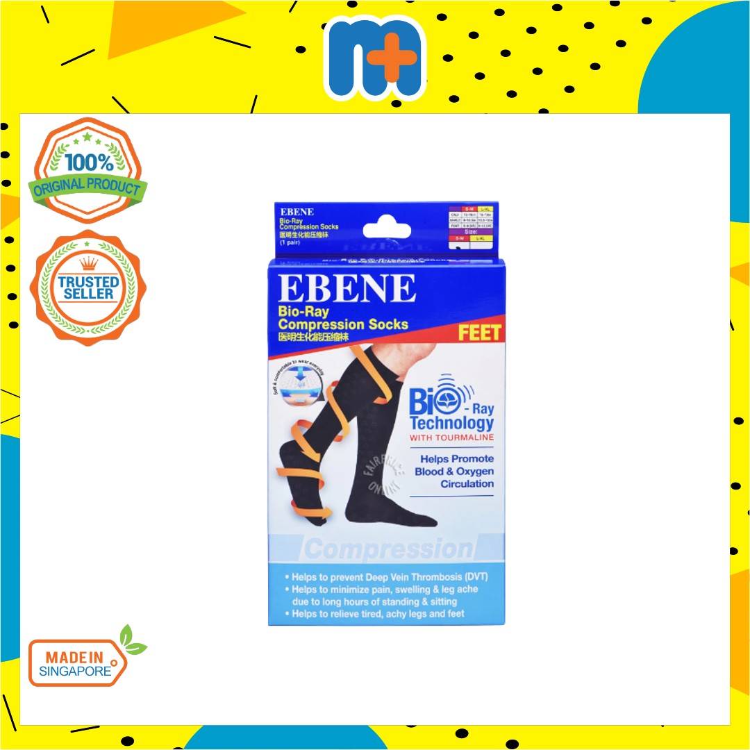 [MPLUS] EBENE Bio-Ray Compression Socks (L/XL) B1F1