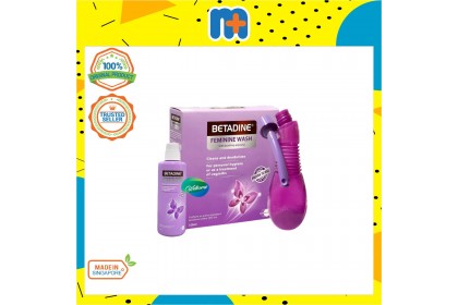 [MPLUS] BETADINE Feminine Wash Douch Pvpi 10% With Kit 120ml
