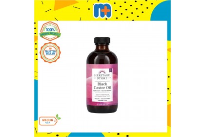 [MPLUS] HERITAGE STORE Black Castor Oil 237ml