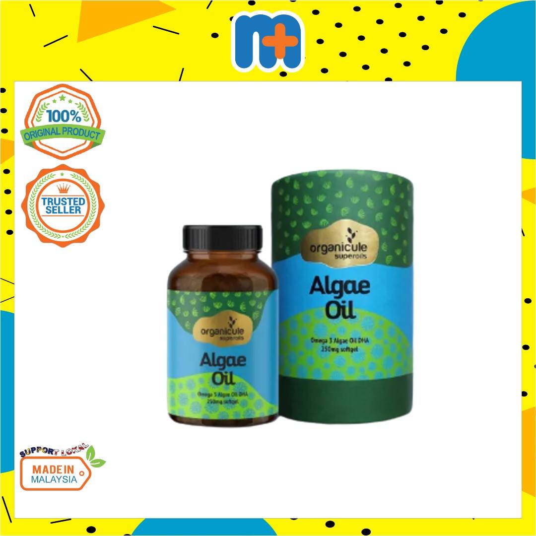[MPLUS] ORGANICULE Vegan Omega 3 Algae Oil Dha 250MG Capsule 30S