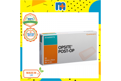 S&N OPSITE POST OP WATERPROOF DRESSINGS 20x10CM 20S