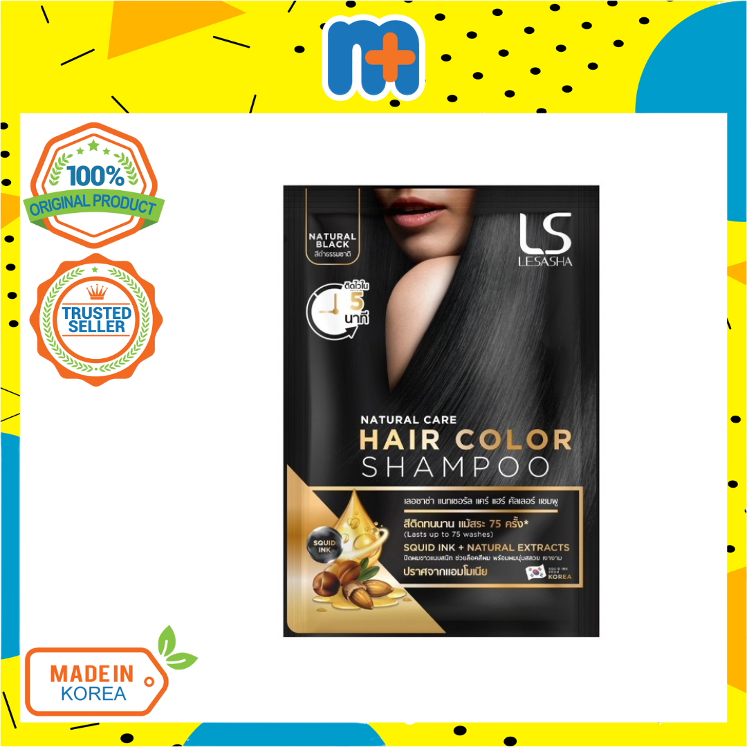 LESASHA HAIR COLOR SHAMPOO (NATURAL BLACK) 1S