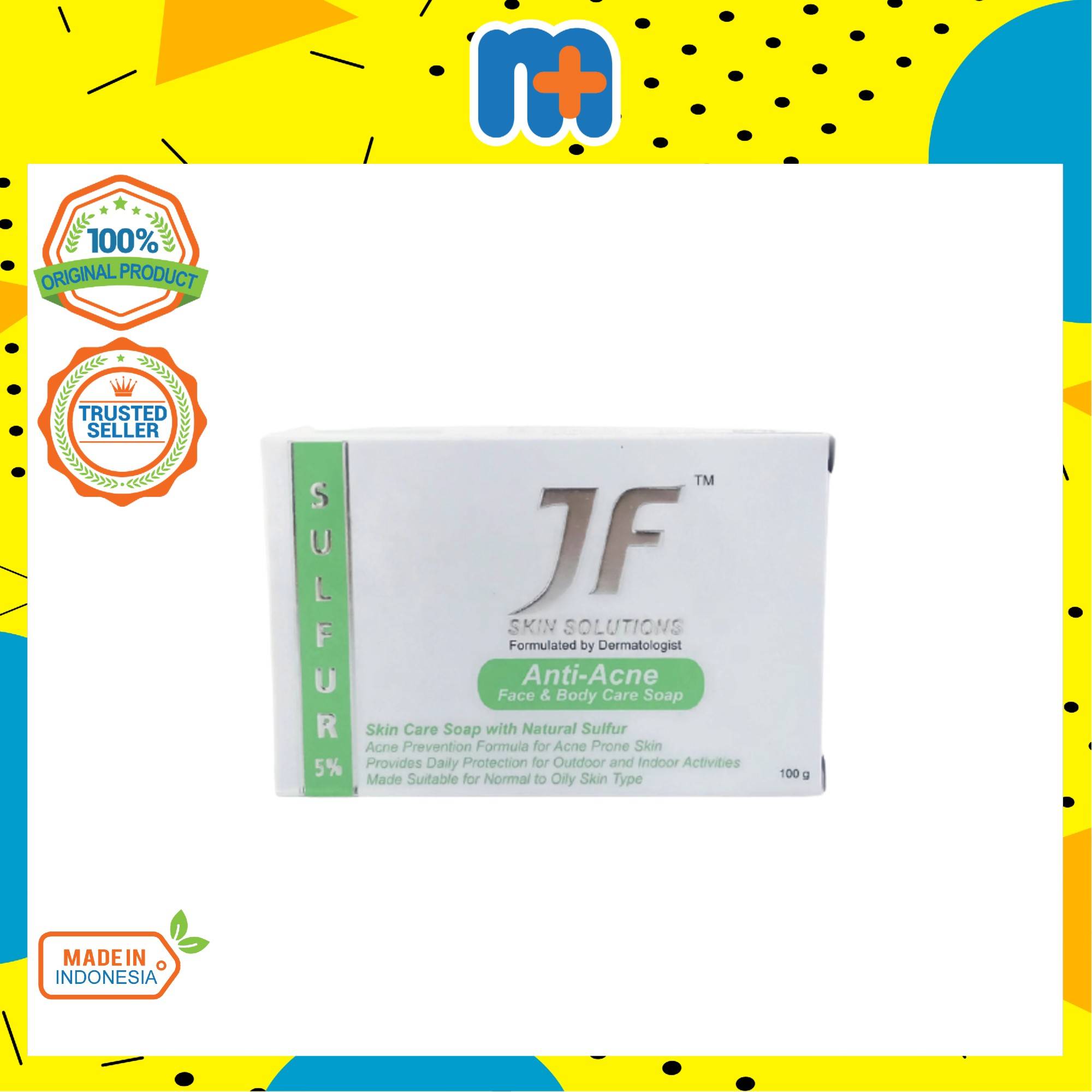 JF SULFUR SOAP SULPHUR 5% 100G