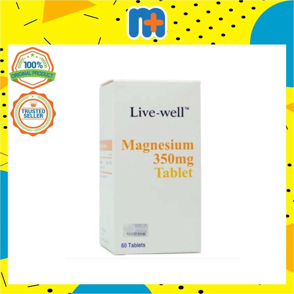 Live-well Magnesium 350mg 60's