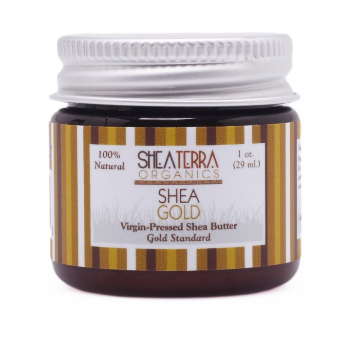 [MPLUS] SHEA TERRA ORGANICS Ghana Gold Virgin Shea Butter 1oz 30ml