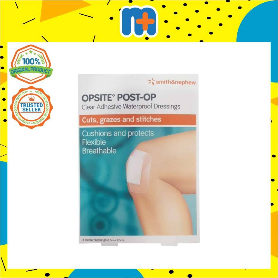 [MPLUS] S&N Opsite Post Op Waterproof Dressings 8.5X9.5Cm 3S