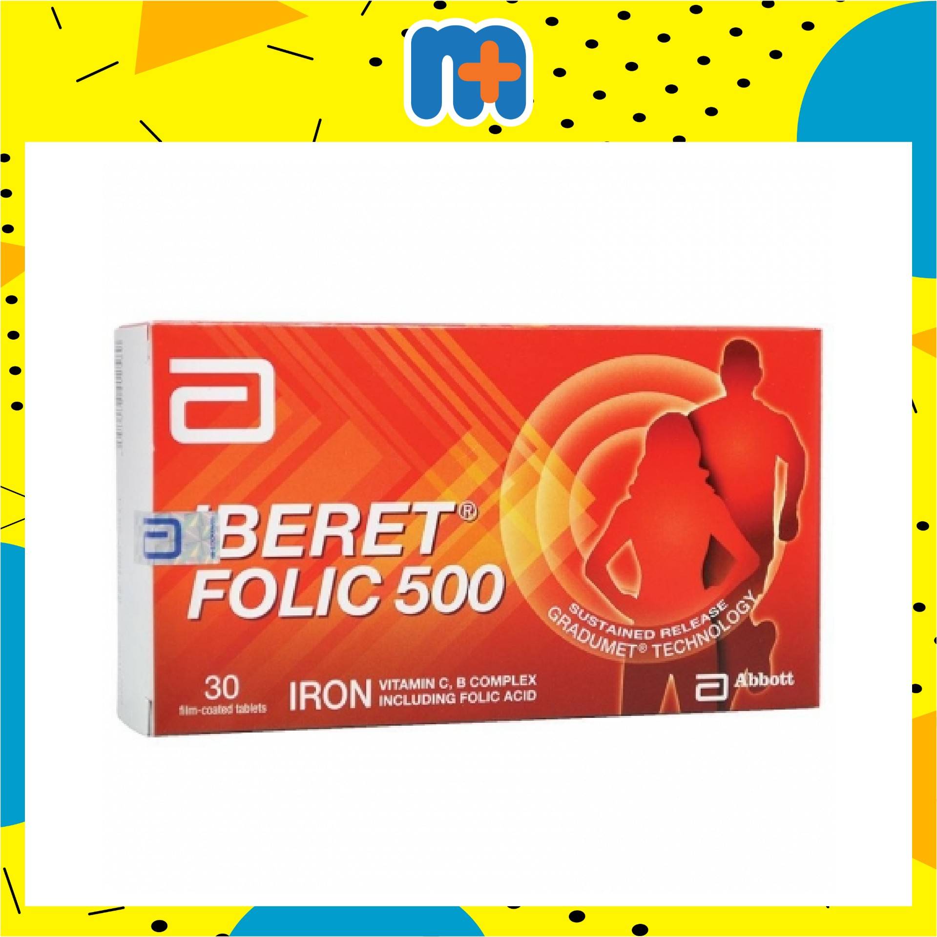 ABBOTT IBERET FOLIC 500 TABLET 30S