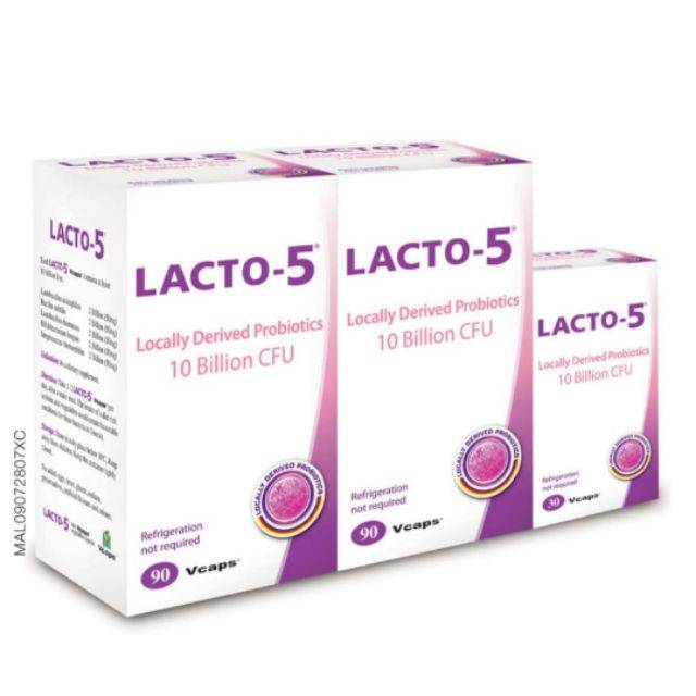 [MPLUS] LACTO-5 CAPSULE 10 BILLION CFU 2X90S FOC 30'S