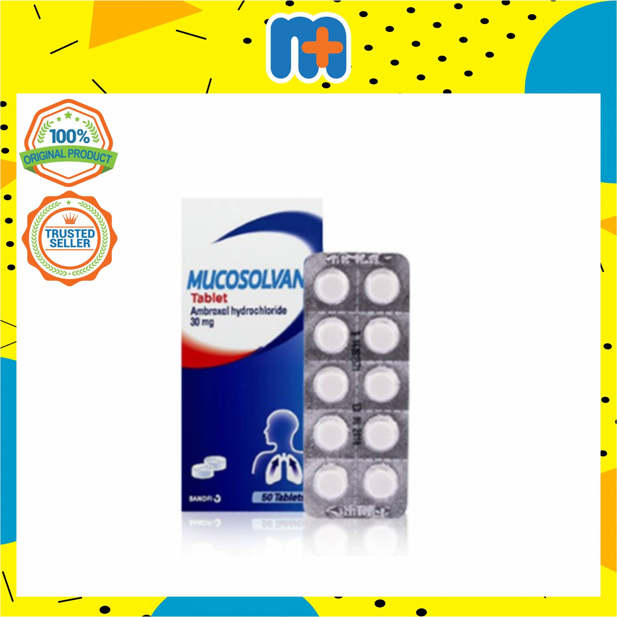 MUCOSOLVAN TABLET 30MG 5X10S