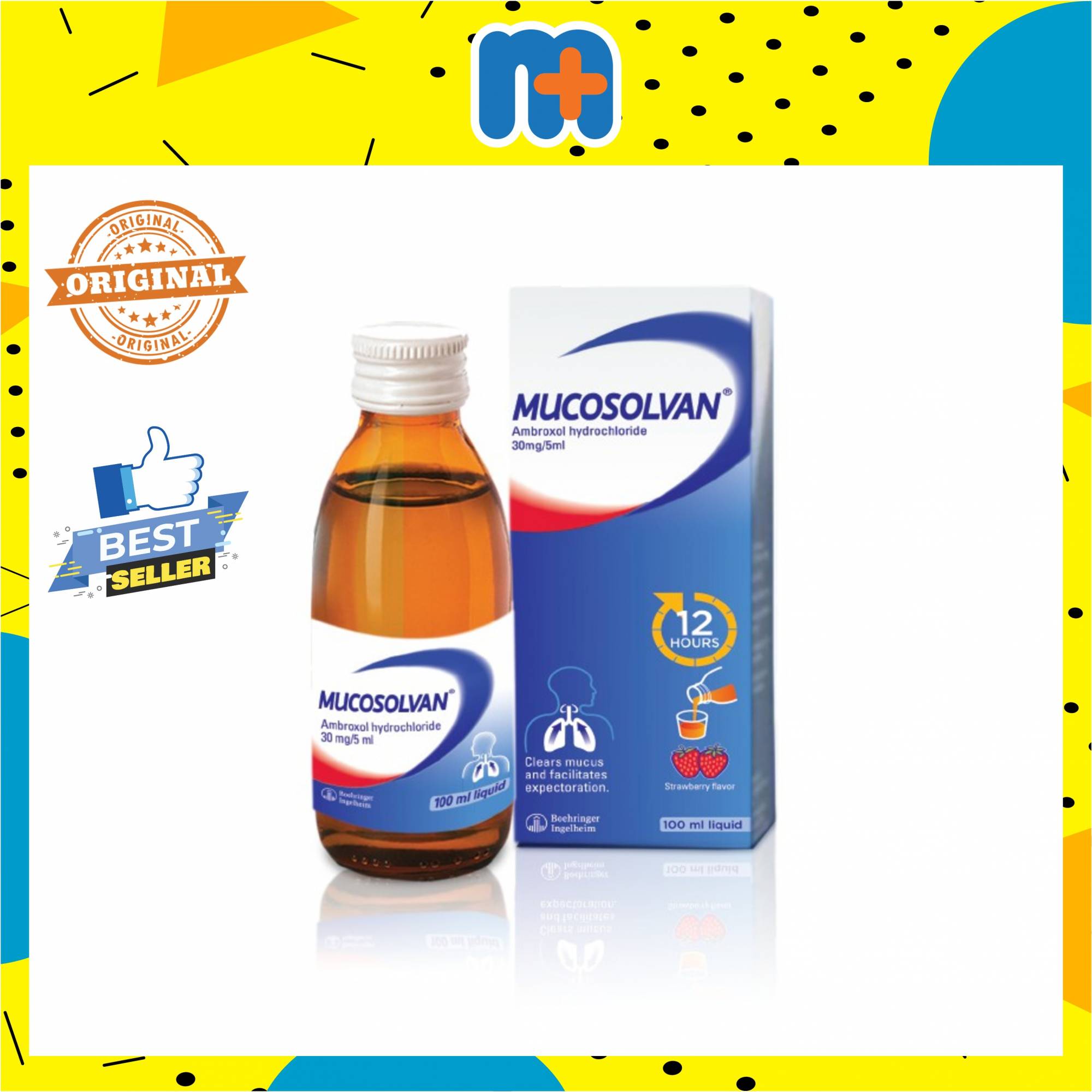 [MPLUS] Mucosolvan Syrup 30Mg/5Ml 100Ml