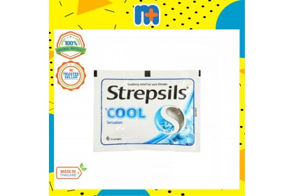 STREPSILS COOL SENSATION POUCH 6S, sore throats