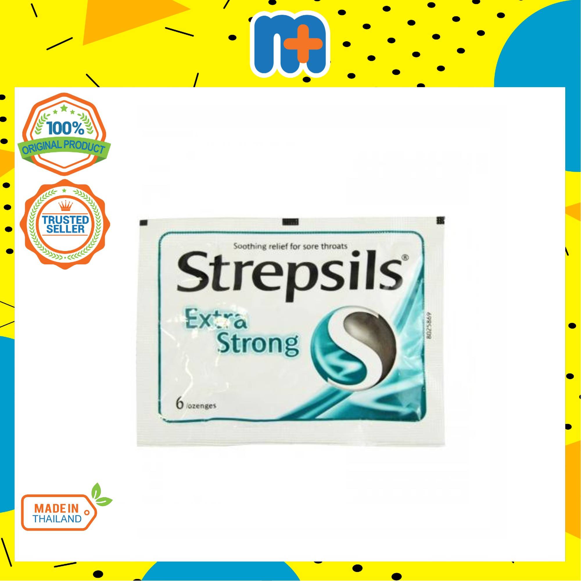 STREPSILS EXTRA STRONG POUCH 6S, relief of sore throat for children and ...