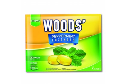 WOODS' Lozenges Regular Lemon 15g